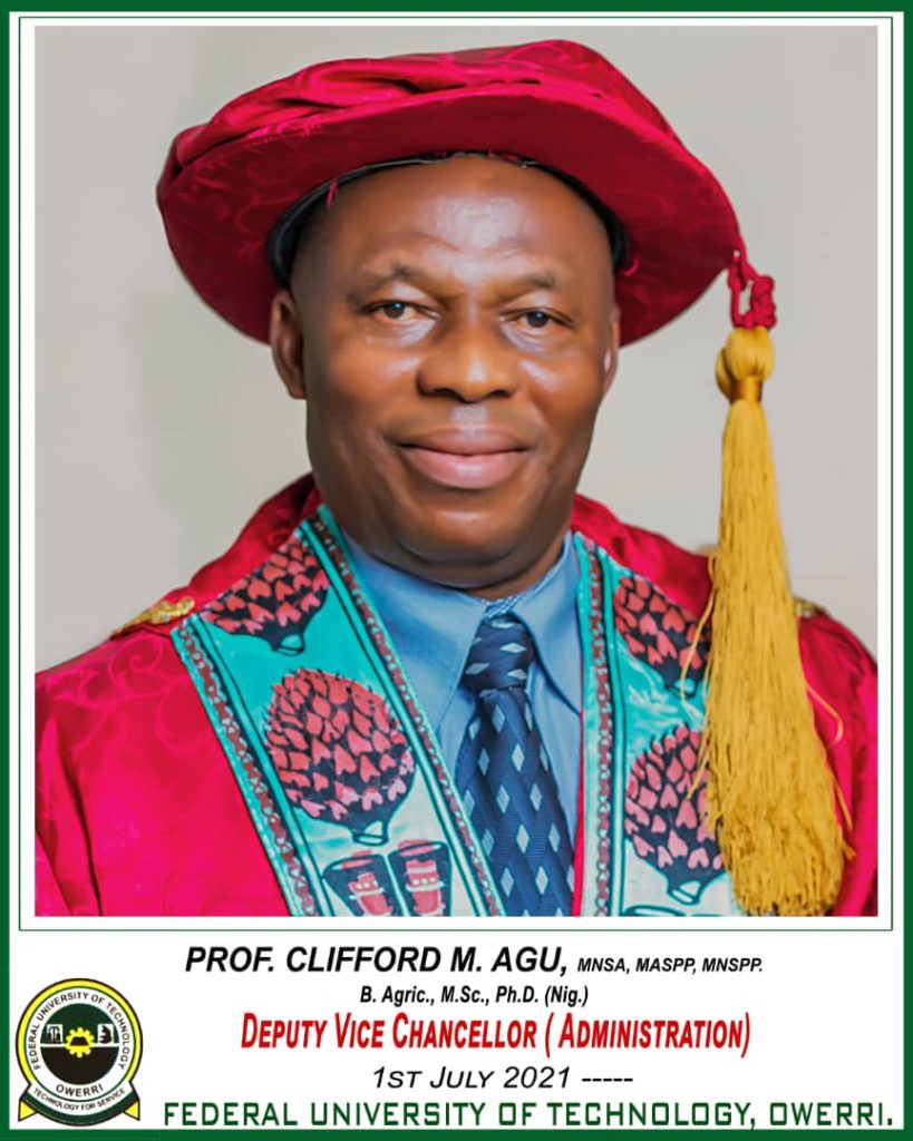 Principal Officers – Federal University of Technology, Owerri-Legacy