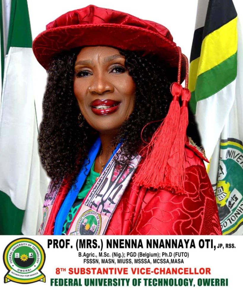 The Vice-Chancellor – Federal University of Technology, Owerri-Legacy