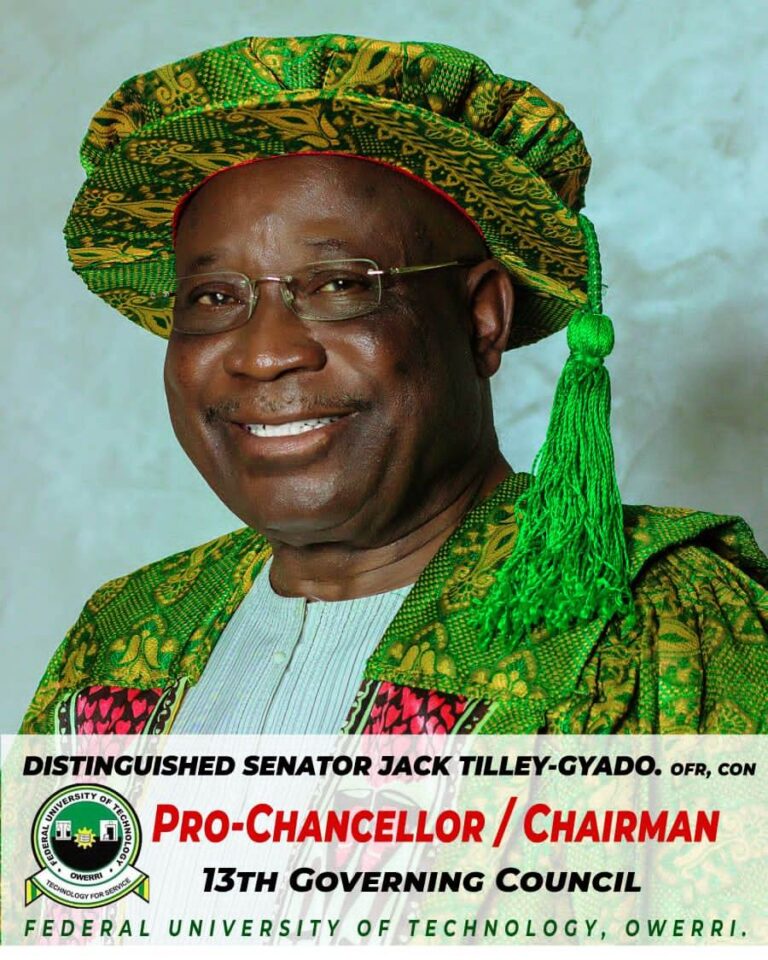 The Pro-Chancellor – Federal University of Technology, Owerri-Legacy